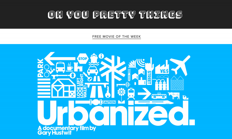 Now Streaming: Urbanized, a documentary by Gary Hustwit - AIGA Jacksonville